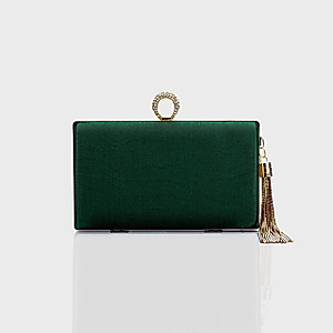 BABEYOND Clutch Purses for Women - Evening Bag Tassel Pendant Clutch for Bride Party Prom Wedding