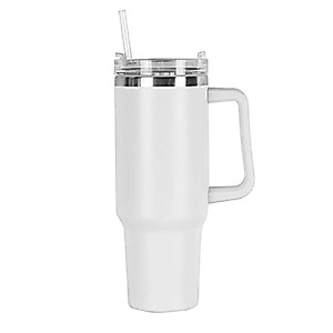 40 oz 2.0 vacuum insulated stainless steel adventurer tumbler (White)