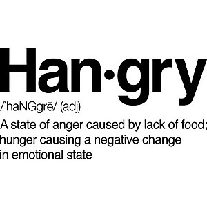 CafePress Hangry Definition 15 Oz Ceramic Large Mug Ceramic Coffee Mug, Tea Cup 11 oz