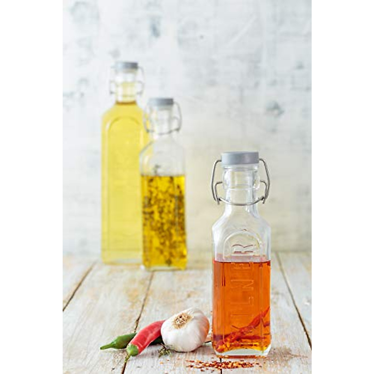 KILNER 25005 Clip Bottle, 10.1 fl oz (300 cc), Clear