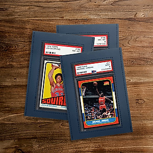 Cardkingpro - Graded Card UV Protection Sleeves Compatible with PSA, SGC, GAI, and BVG Cards, 10 Pack, Large Window