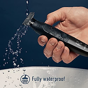 King C. Gillette Beard Trimmer for Men, Includes 1 Cordless Style Master Trimmer with One 4D Blade and 3 Interchangeable Combs, Waterproof