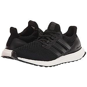 adidas Men's Ultraboost 5.0 Alphaskin Running Shoe, Black/Black/Beam Green, 9.5