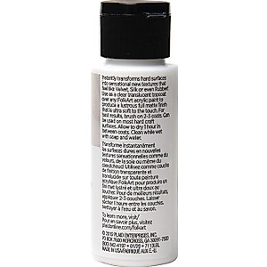 FolkArt Acrylic Craft Paint Softtouch Top Coat, 2 oz, Clear