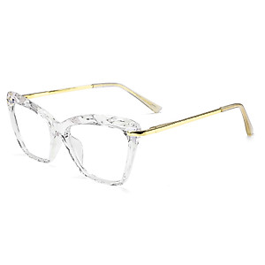 FEISEDY Cat Eye Glasses Frame Clear Lenses Eyewear Women B2440