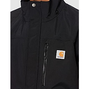 Carhartt Men's Storm Defender Loose Fit Heavyweight Jacket (Regular and Big & Tall Sizes),Black,Large
