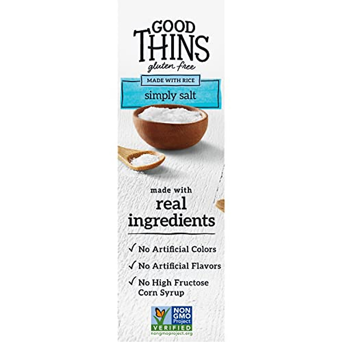 Good Thins Simply Salt Rice Snacks Gluten Free Crackers, 3.5 oz