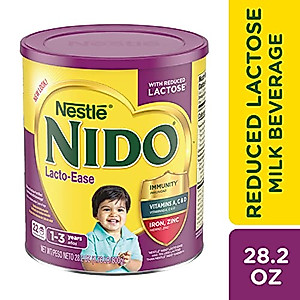 Nestle NIDO Lacto-Ease Toddler Powdered Milk Beverage - 28.2 Oz Canister - Toddler Drink Mix