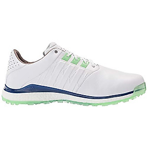 adidas mens Eg4871 Golf Shoe, Ftwr White/ Teal Royal Blue/ Glory Mint, 10 US
