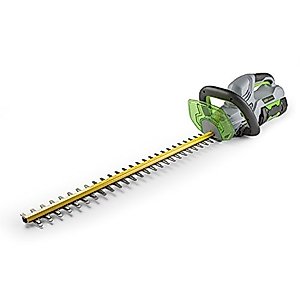 EGO Power+ HT2400 56V 2.5Ah Lithium-Ion Cordless Hedge Trimmer with Battery & Charger Kit, 24", Black