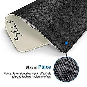 Jakayla Frog Mouse Pad with Non Slip Rubber Base, Mousepad with Stitched Edge, Waterproof Cute Gaming Mouse Pad for Computer Home Office Gaming Working 9.5" x7.9" - Self Care 165A