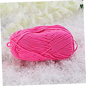 Thick Yarn for Knitting Soft Yarn for Crocheting Knitting Yarn Chunky Yarn Cotton Yarn Cotton Yarn for Crochet Knitting Accessories Roving Textured Yarn Sweater Cotton Ball