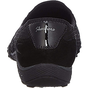 Skechers Sport Women's Breathe Easy Allure Fashion Sneaker,Black,10 M US