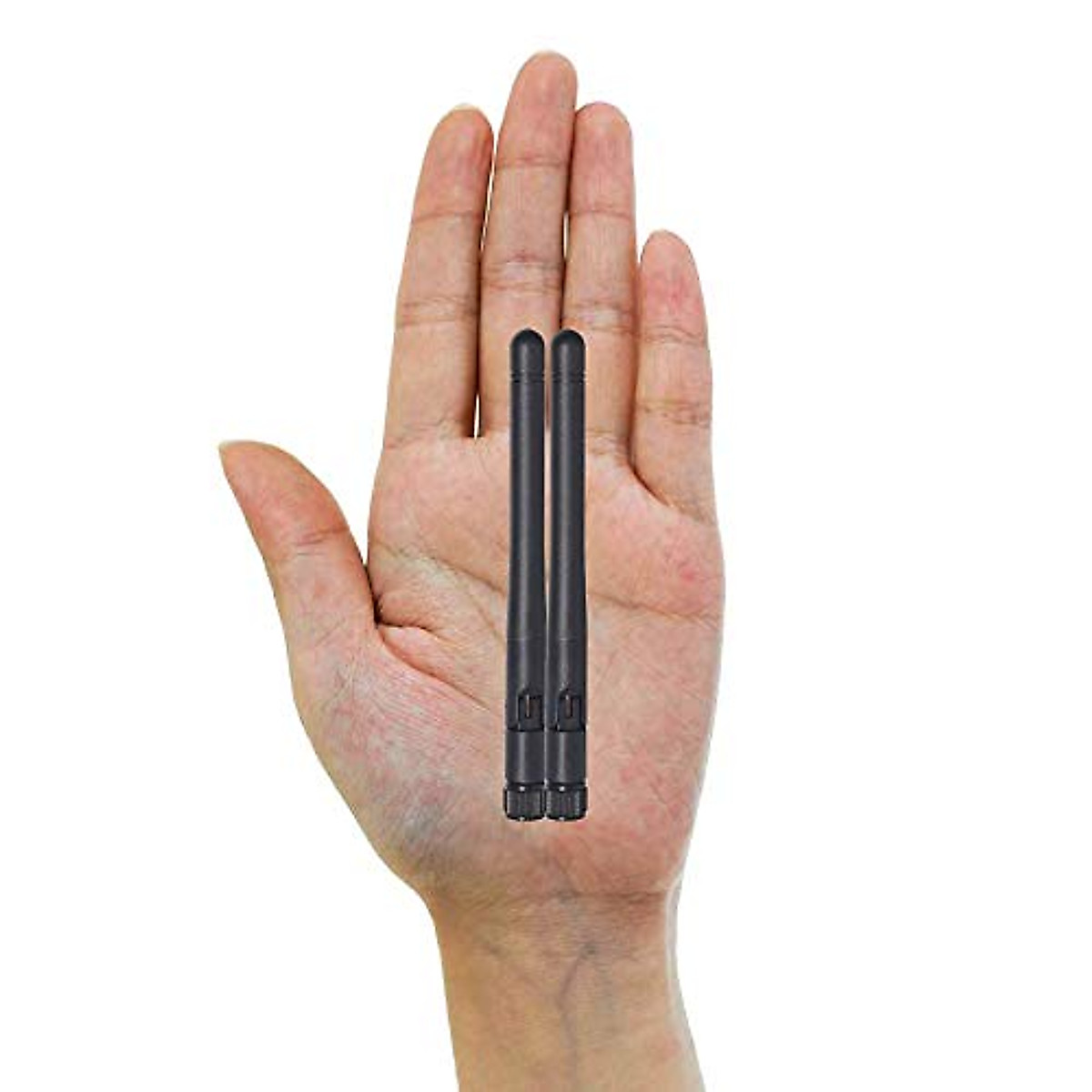 Bingfu Dual Band WiFi 2.4GHz 5GHz 5.8GHz 3dBi MIMO RP-SMA Male Antenna (2-Pack) for WiFi Router Wireless Network Card USB Adapter Security IP Camera Video Surveillance Monitor