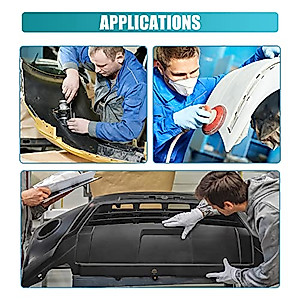 X AUTOHAUX 5PCS Welding Mesh Plastic Reinforcing Stainless Steel Wire Mesh Screen for Thermoplastic Repairs Plastic Welding Kit for Bumper Kayak Window Screen Mesh Fireplace Nets