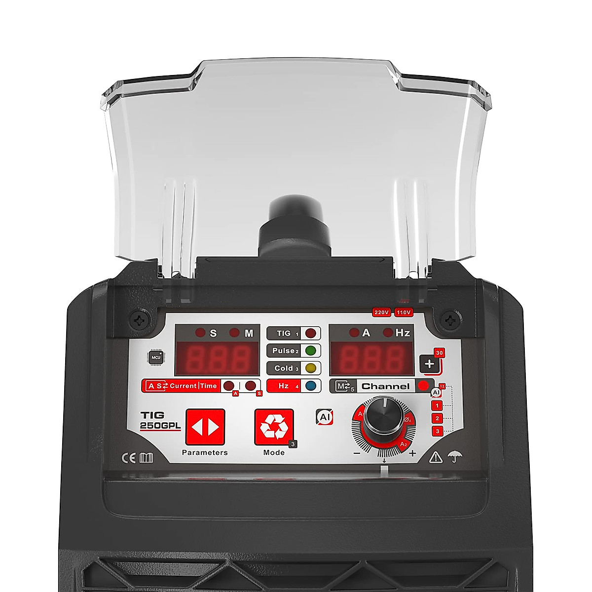 ANDELI TIG Welder,110/220V 180AMP Multifunctional TIG Welding Machine with Hot/Cold/TIG Pulse Cold TIG Welding Machine TIG-250GPL(FULL SUIT)