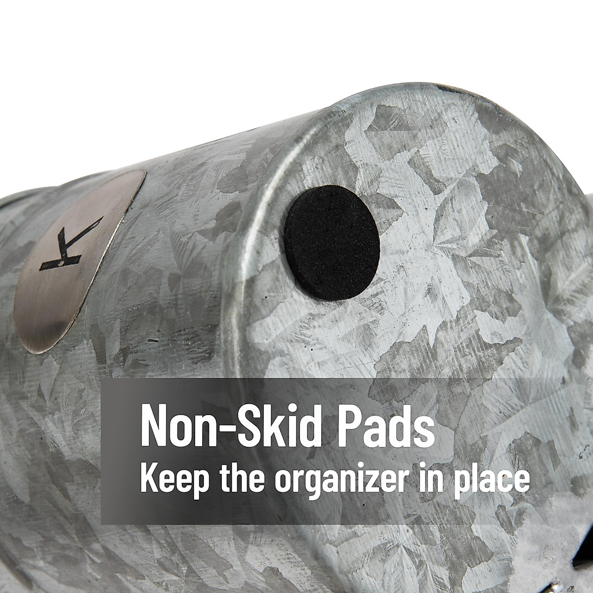 Mind Reader 3-Compartment Caddy Utensil Holder, Silver