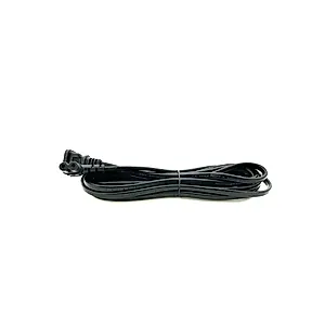 [UL Listed] OMNIHIL Extra Long 10FT L-Shaped C7 Power Cord Replacement for Sangean WR-11SE, WR-16, Table Top Radio