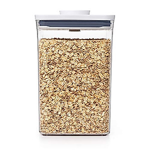 OXO Good Grips POP Container – Airtight 4.4 Qt for Flour and More Food Storage, Square, Clear
