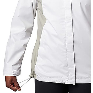 Columbia Women's Arcadia II Jacket, White/Flint Grey, 3X Plus