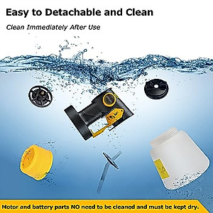 TAIRDA Cordless Paint Sprayer for DeWalt 20V Battery, Handheld HVLP Paint Sprayer with 1000ML Container, Electric Paint Sprayer for Painting Ceiling, Fence, Cabinets, Walls (Battery NOT Included)