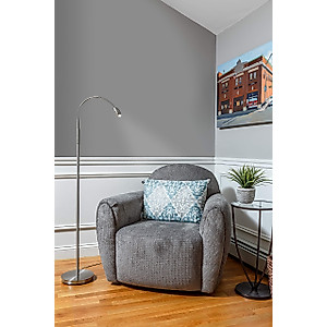 daylight24 402071-15, FOCUS Adjustable Beam LED Floor Lamp, Nickel