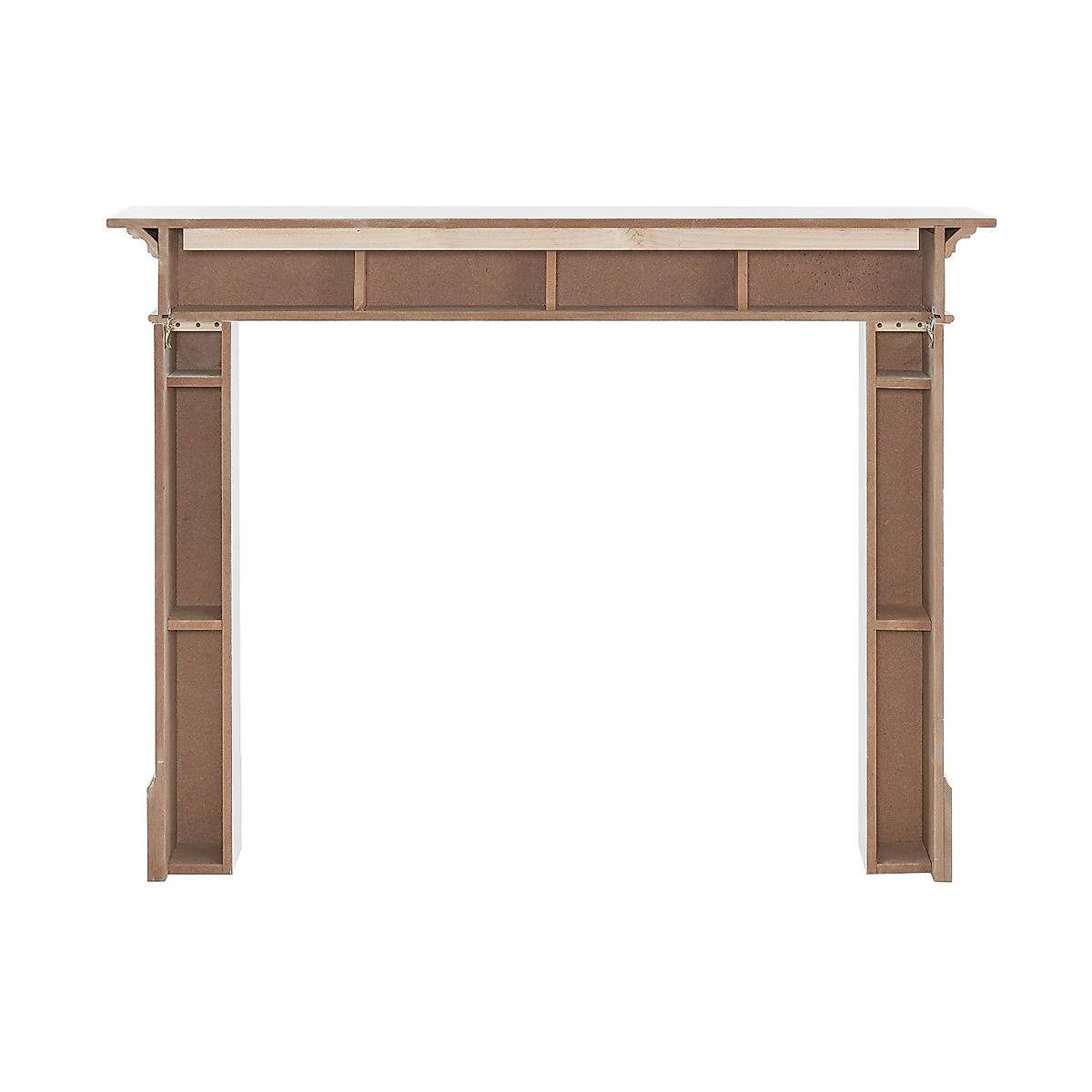 Pearl Mantels Harmonious and Elegant MDF Mantel Surround, 48", Crisp White