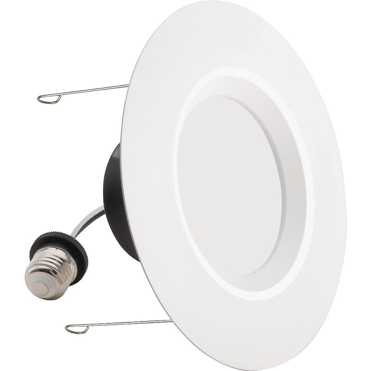 Juno RB56SC RGBW MW CP4 M2 RetroBasics Retrofit Smart LED Downlight, Switchable 2700K - 5000K, RGBW Color Changing, Matte White, 5 to 6 Inch, 4 Pack