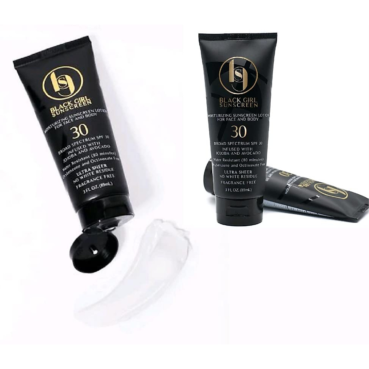 Bissport BlackGirlSunscreen SPF 30 Sunscreen - Made by Women of Color for People of Color - 3 FL OZ