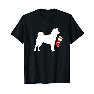Shiba Inu Christmas Stocking Stuffer Dog T-Shirt
