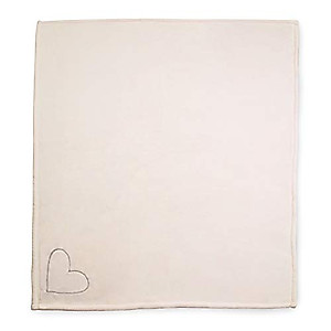 Pavilion Gift Company Forever in Our Hearts-50x60 Super Soft Royal Plush Throw Blanket, Cream