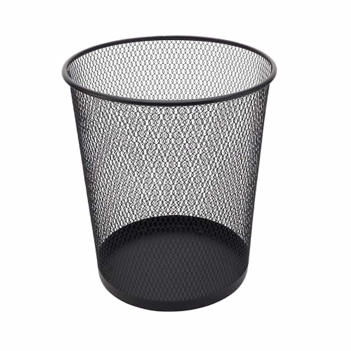 YBM Home Mesh Wastebasket Trash Can for Home and Office Workspace, Metal Office Trash Can Round-Shaped, 4.75 Gallon, 2484