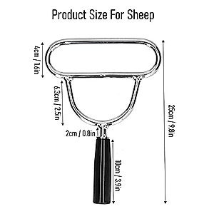 Duokon Veterinary Mouth Opener,Cattle Cow Sheep Pig Animals Mouth Opener Animals Mouth Gag for Animal Husbandry Breeding Industry(S)
