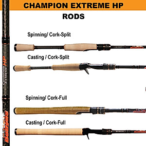 Dobyns Rods Champion Extreme HP Series 7’4” Casting Bass Fishing Rod DX746C | Heavy Flip Fast Action | Modulus Graphite Blank w/ Kevlar Wrap | Baitcasting | Line 15-30lb Lure 3/8 -2oz