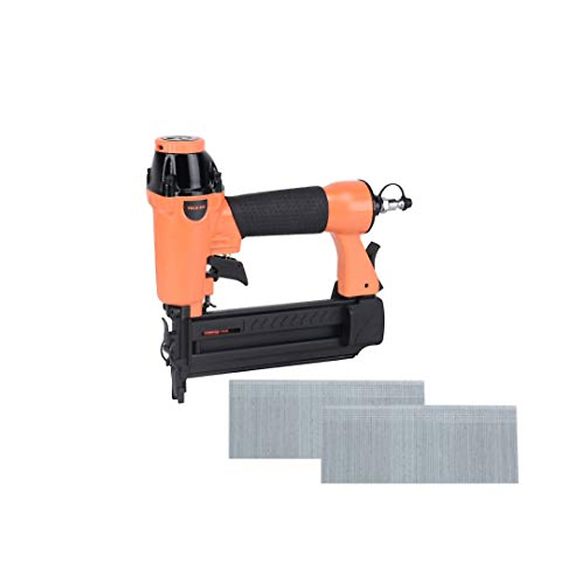Valu-Air F50Q 18 Gauge Pneumatic Brad Nailer 3/8” to 2” for Cabinet, Trim, Baseboard, Chair Rail, and Finish Work