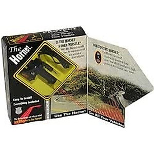 Hornet Electronic Deer Avoidance System (Electric Deer Whistle) BLACK Custom Auto or Motrocyle (V-120C)