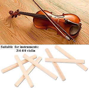 10Pcs Violin Sound Post, Violin Column Spruce Sound-post Spruce Musical Instrument Accessories for 3/4 4/4 Violins