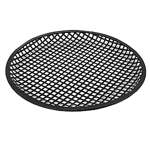 X AUTOHAUX 12 Inch Black Car Audio Speaker Cover Metal Mesh Subwoofer Grill Horn Guard