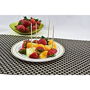 Gmark Premium 4" Kokeshi Toothpicks Skewers 500ct (2 Packs of 250) Extra long toothpicks for appetizers GM1034