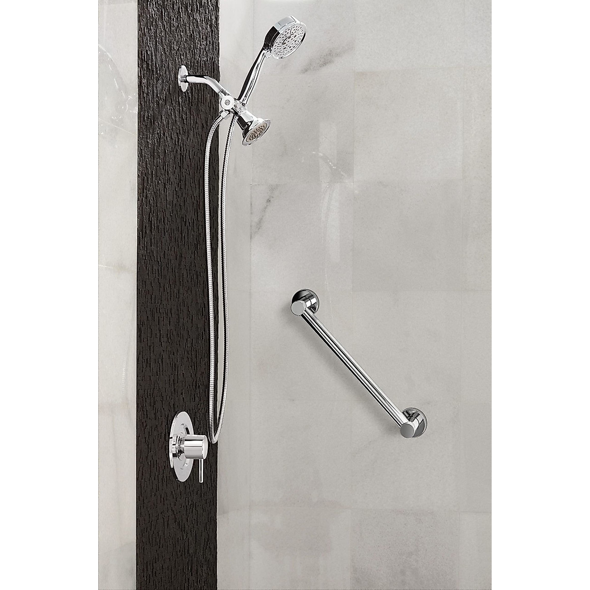 Moen Align Chrome Moentrol Volume Control Modern Shower Faucet Lever Handle, Valve Required, T3291