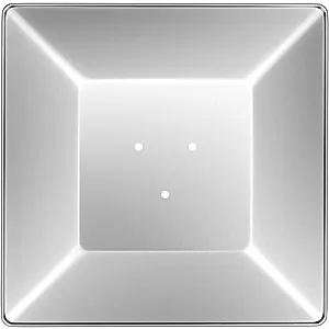 Top Hill Upgtaded Aluminum Patio Heater Reflector Shield (Square), 4 Sided Outdoor Heater Replacement Parts w/3 Pre-Drilled Holes, Universal Propane Patio Heater Parts for Energy Saving(18.5” x 18.5”)