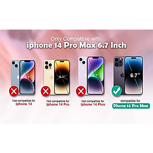iPhone 14 Pro Max Screen Protector,3 Pack 14 Pro Max Screen Protector Tempered Glass Compatible With iPhone 14 Pro Max, Sensor Protection,Dynamic Island Compatible,Case Friendly Tempered Glass Film,[9h Hardness]