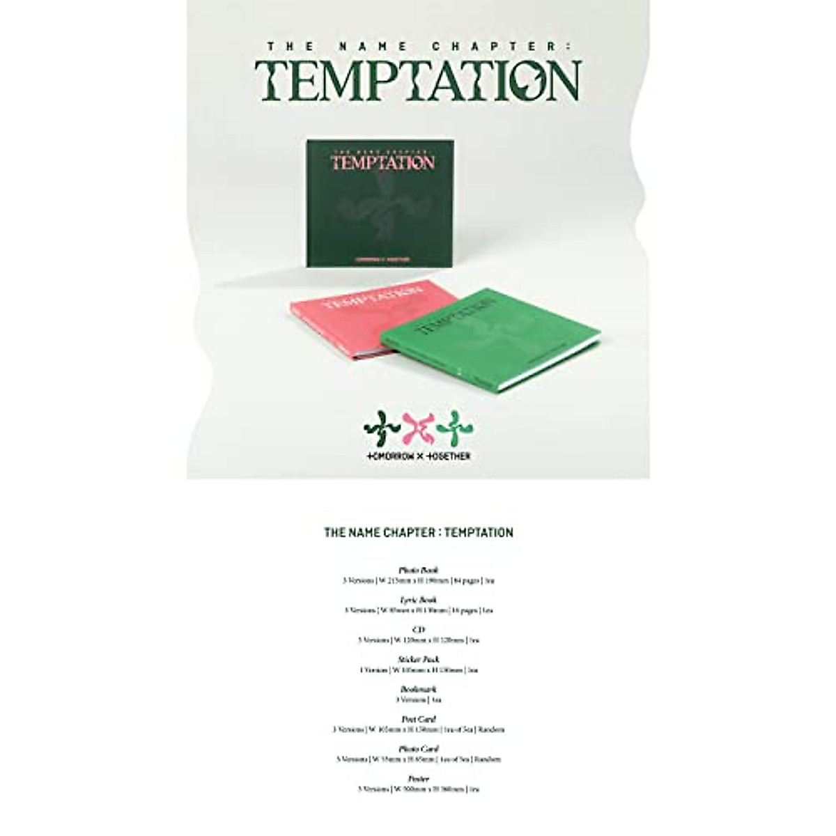 TOMORROW X TOGETHER TXT - THE NAME CHAPTER : TEMPTATION Album (Daydream ver.)