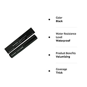 Marc Jacobs Beauty Velvet Noir Major Volume Mascara Deluxe Travel Size Mini Trial .17 Ounce