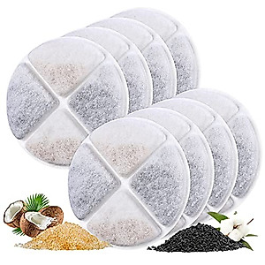 MyfatBOSS Cat Fountain Filters, 8 Pack Cat Filters for Water Fountain, Pet Water Fountain Filter, Cat Water Fountain Filter Replacement Compatible with 101 oz Cat Water Fountain