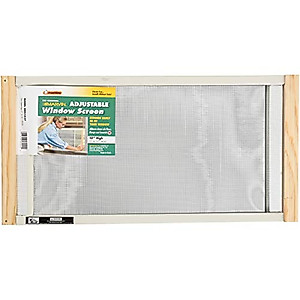 WB Marvin Frost King AWS1037 Adjustable Window Screen, 10in High x Fits 21-37in Wide
