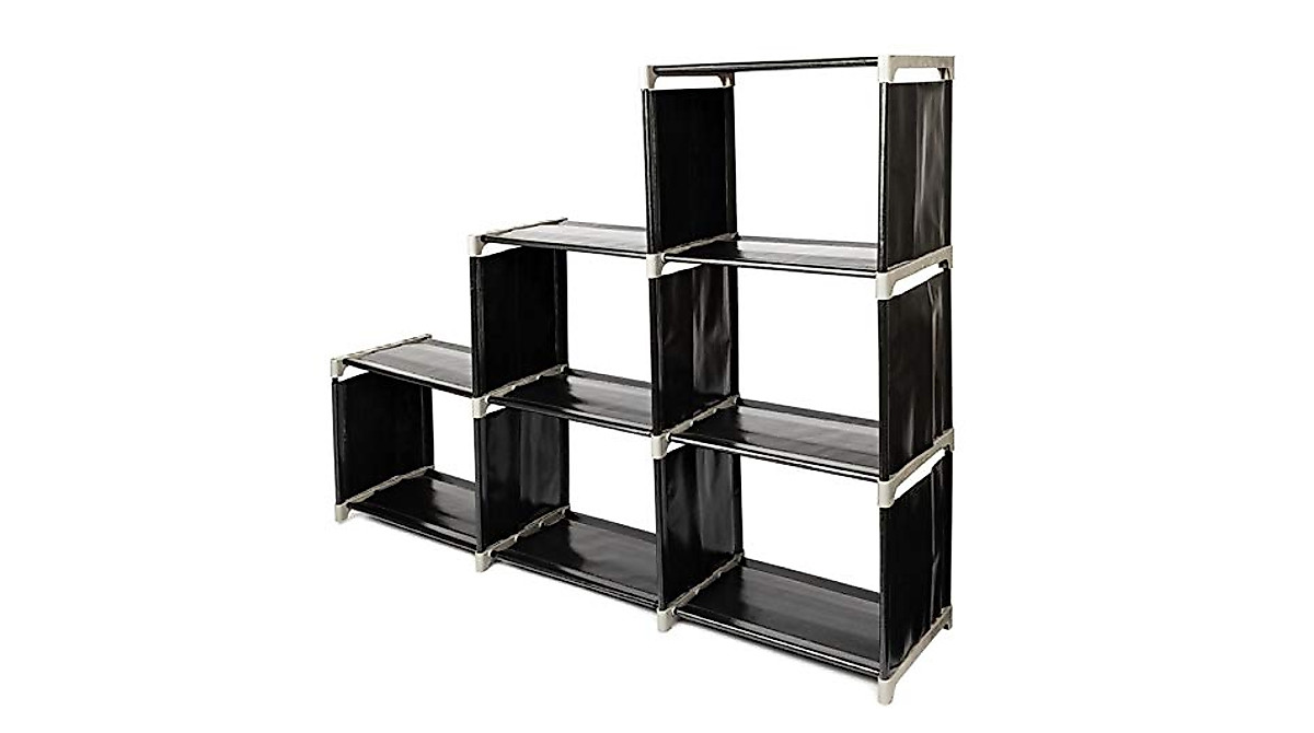 Modular 6 Cube Storage Organizer for Home & Office
