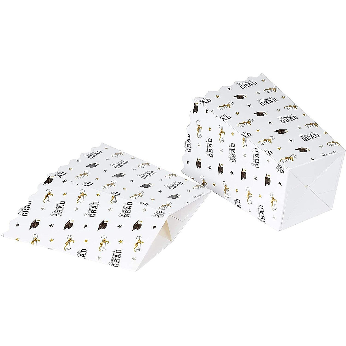 Small Popcorn Party Favor Boxes for 2023 Graduation Decor (3.3 x 5.5 In, 100 Pack)