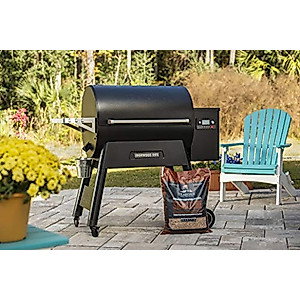 Cuisinart CPG-700 Grill and Smoker, 52"x24.5"x49.3" & Smoker & Traeger Grills Signature Blend 100% All-Natural Wood Pellets for Smokers and Pellet Grills, BBQ, Bake, Roast, and Grill, 20 lb. Bag