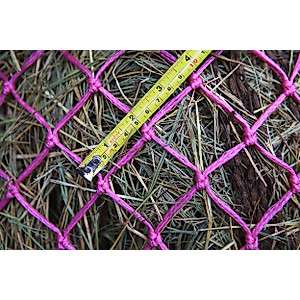 T TEKE Classic Slow hay Feeder hay nets, 40" Length with 2" Holes, Horse Supplies hay Bags for Horses, Goat Feed